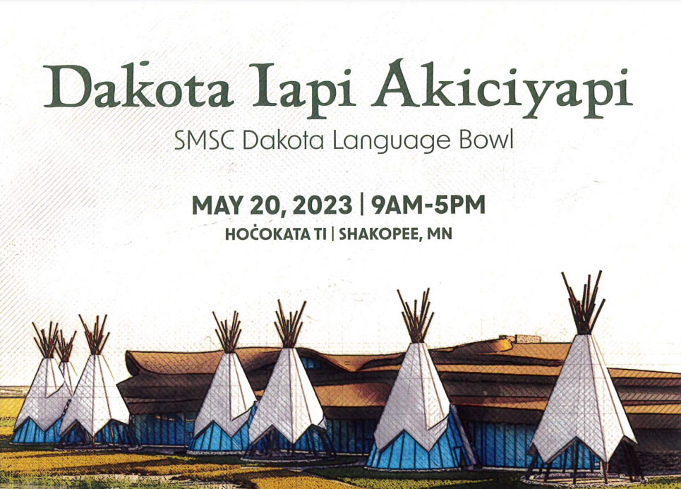 No Cost Student Opportunity: SMSC Dakota Language Bowl